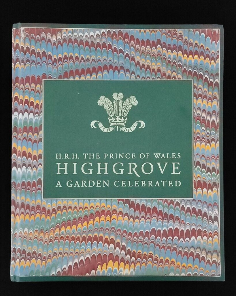 2014 King Charles III Signed Book Highgrove Prince Wales Autograph Navy ...